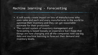 Machine learning ~ Forecasting | PDF