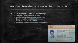 Machine Learning Forecasting Pdf