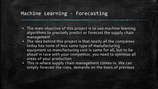 Machine learning ~ Forecasting | PDF