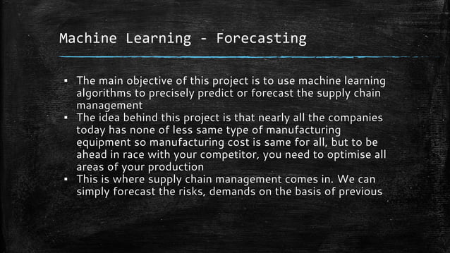 Machine learning ~ Forecasting | PDF