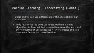 Machine learning ~ Forecasting | PDF