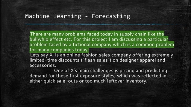 Machine learning ~ Forecasting | PDF