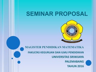 Presentai seminar proposal | PPTX