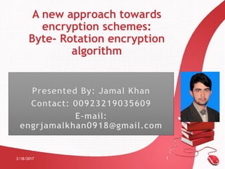 Byte Rotation Algorithm | PPT