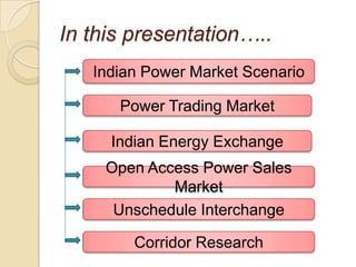 Present and future power market analysis | PPTX