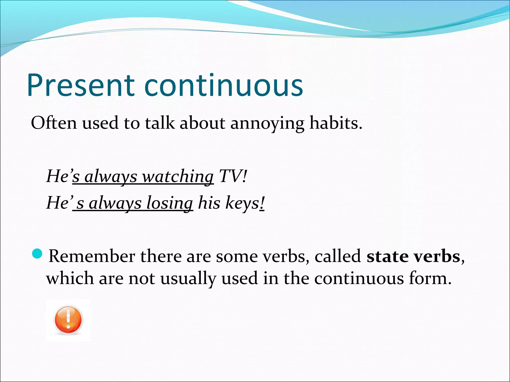 Present and past habits | PPT
