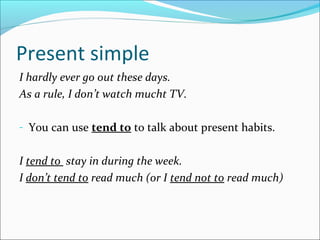 Present and past habits | PPT