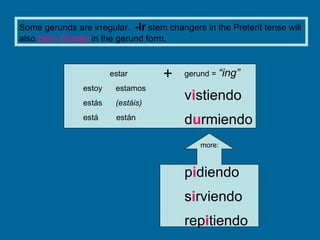 Present And Past Progressive | PPT