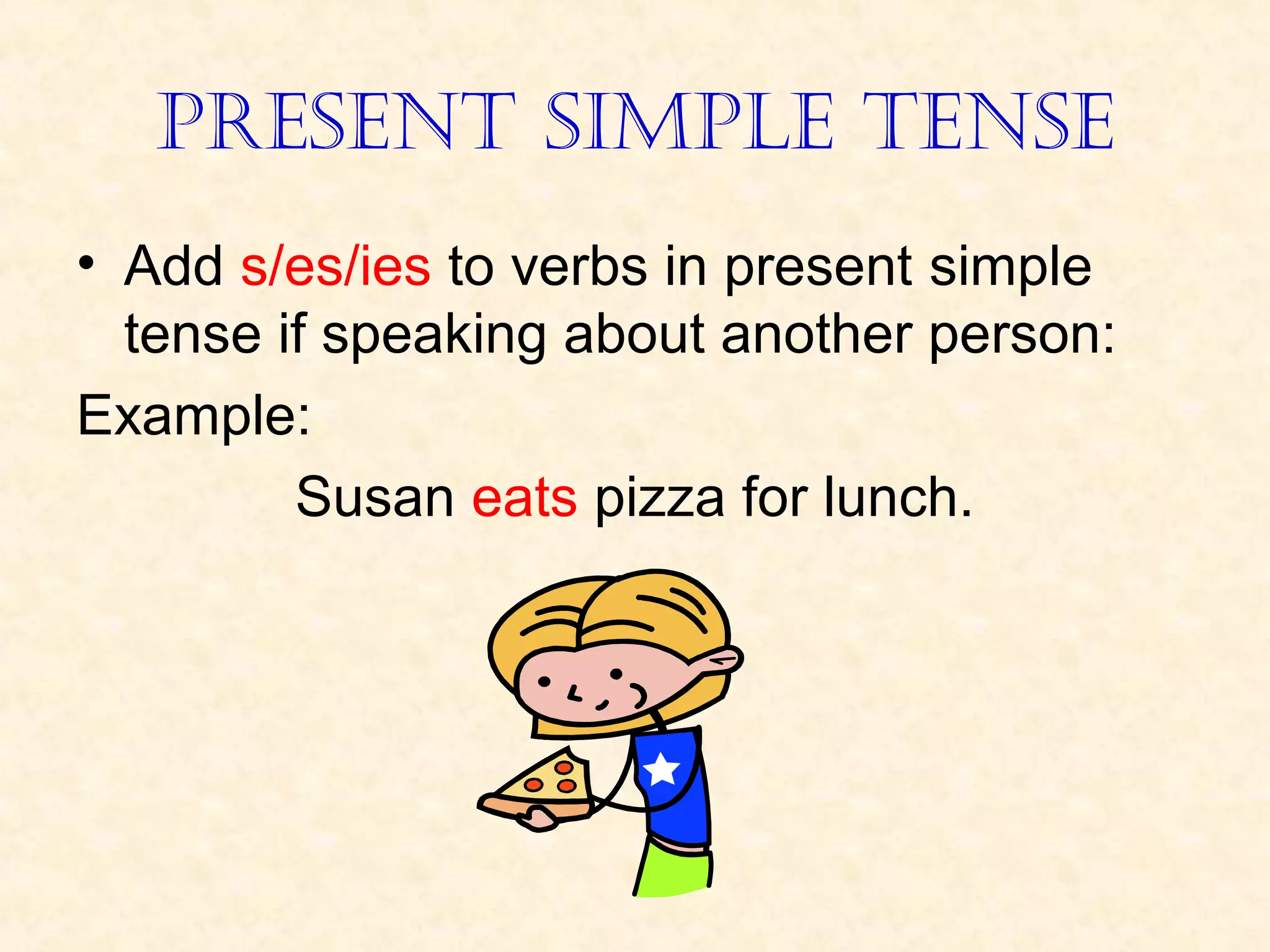Present and past simple tense | PPT