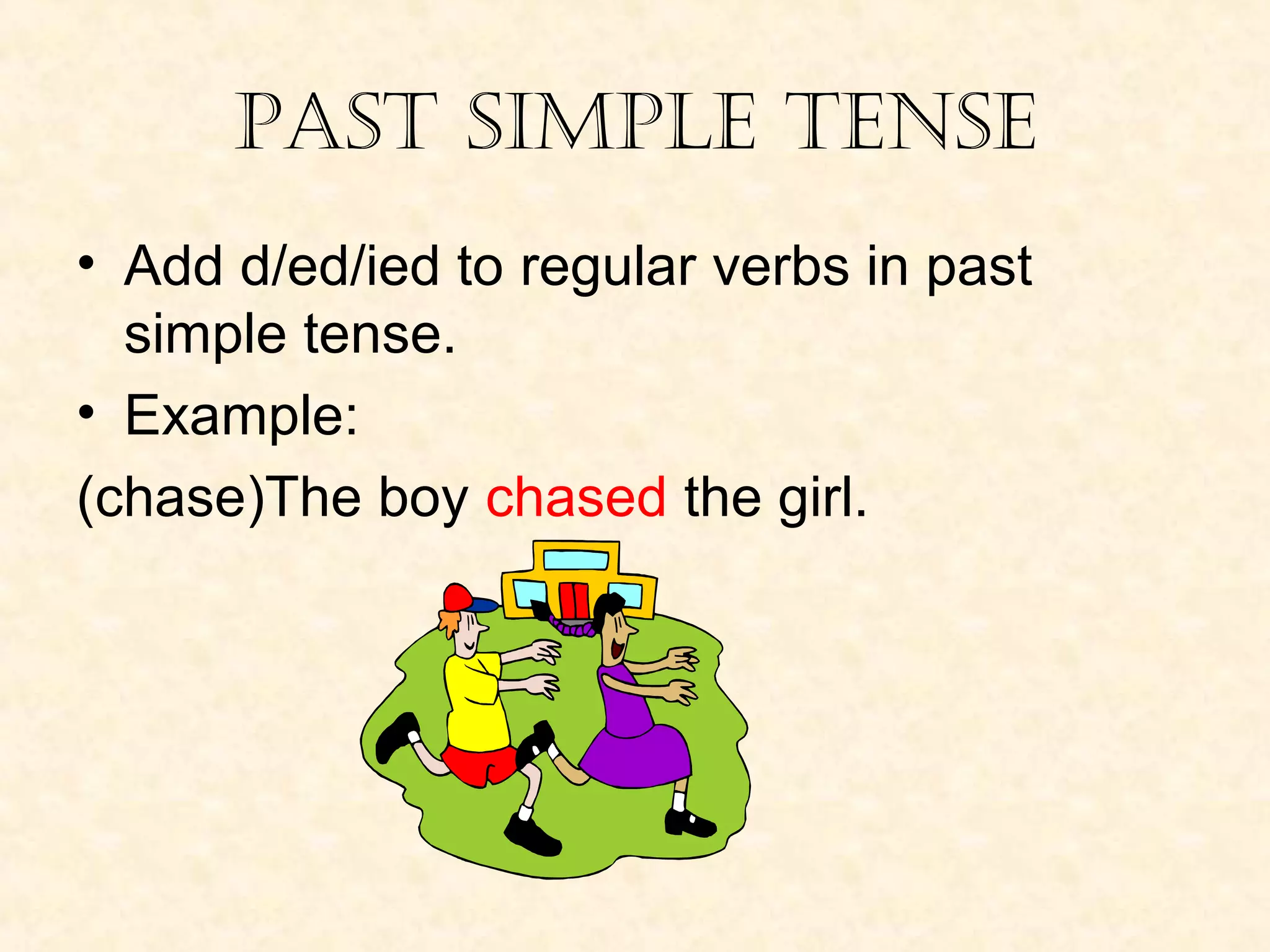 Present and past simple tense | PPT