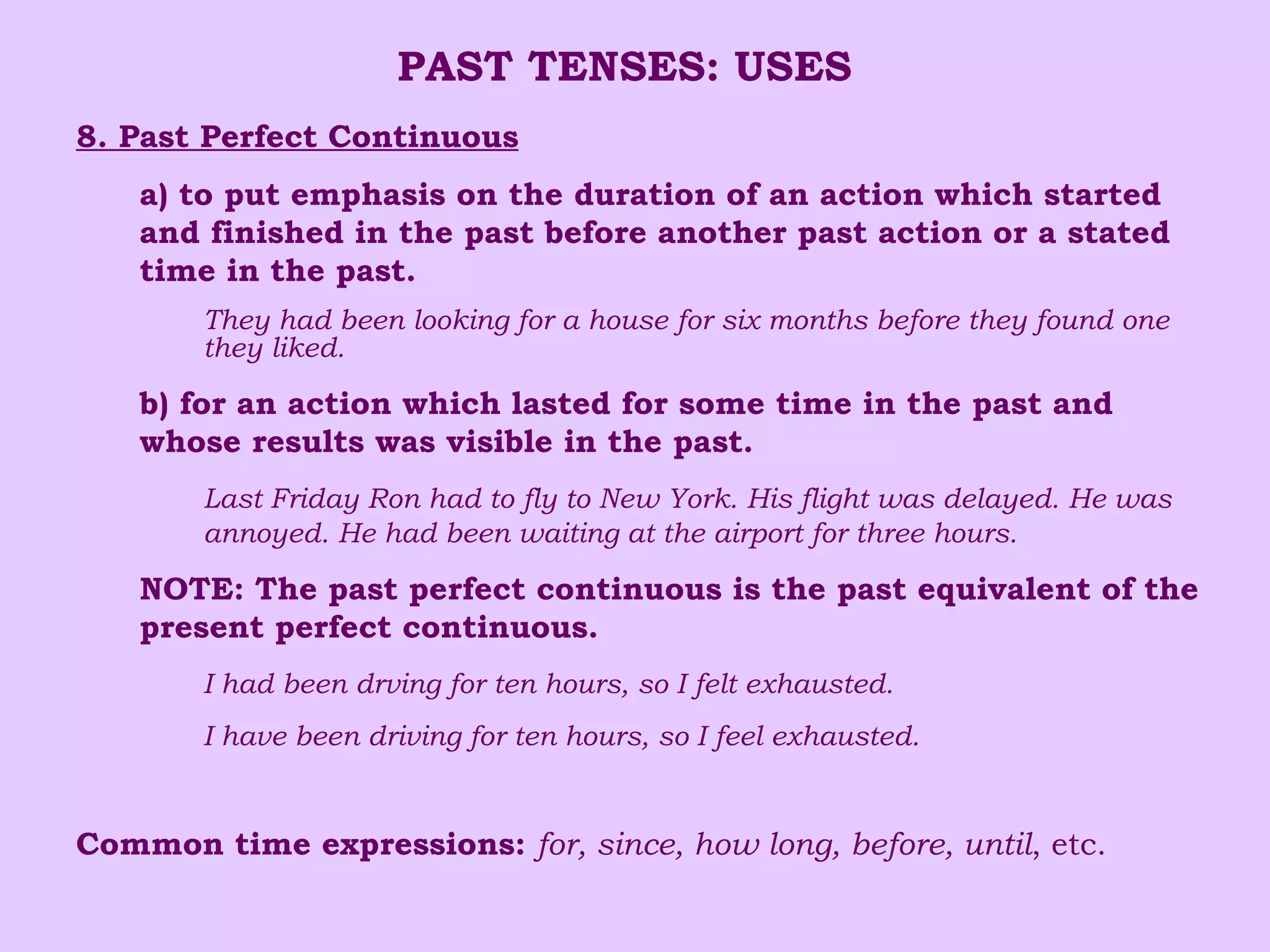 Present and past tenses | PPT
