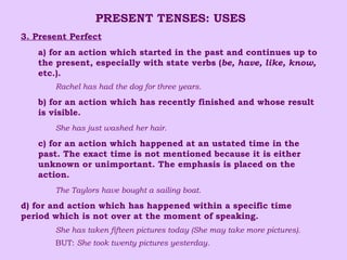 Present and past tenses | PPT