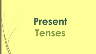 Present and past tenses | PPTX