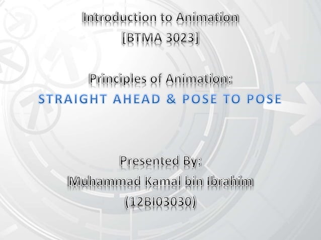 Principle of Animation: Staging | PPT