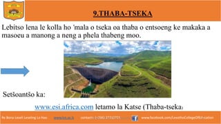 THEHO EA LITEREKE TSA LESOTHO | PPTX