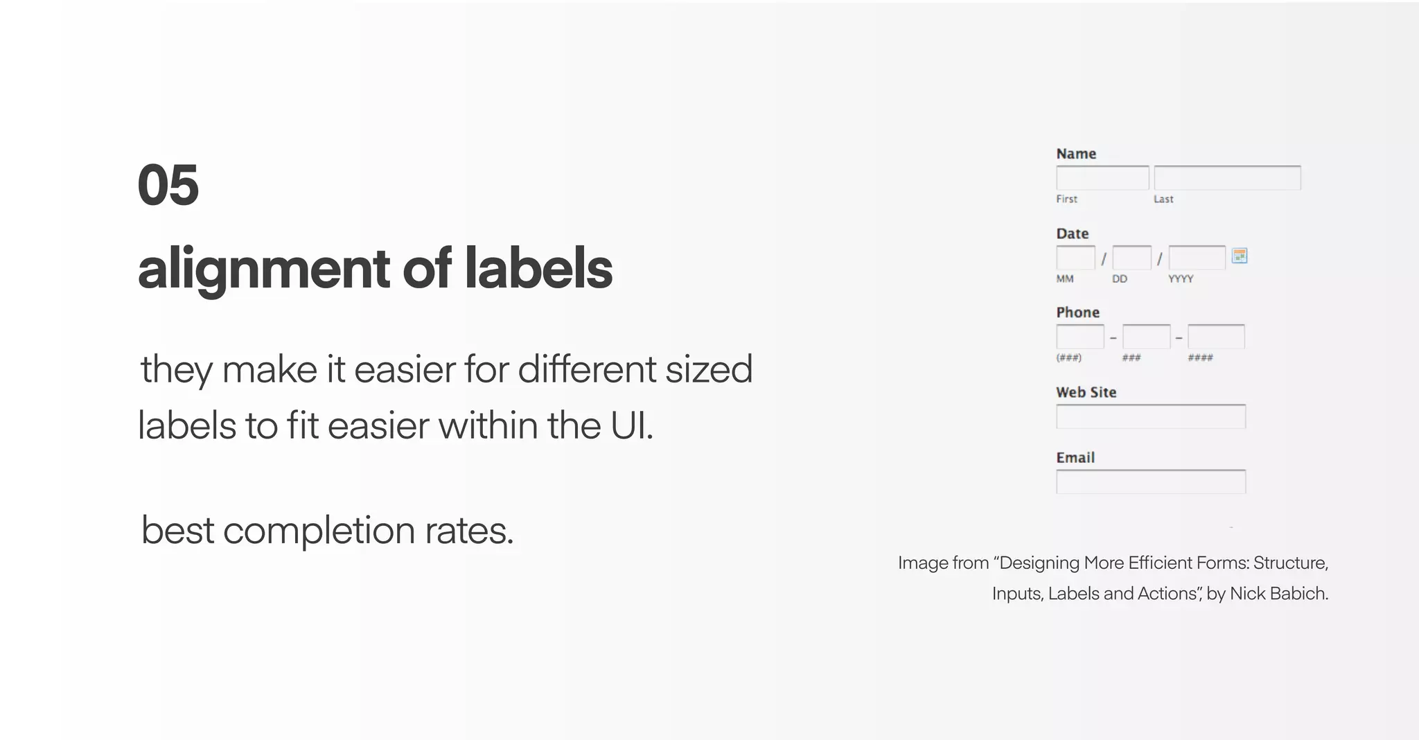 Form Design: Best practices | PPT