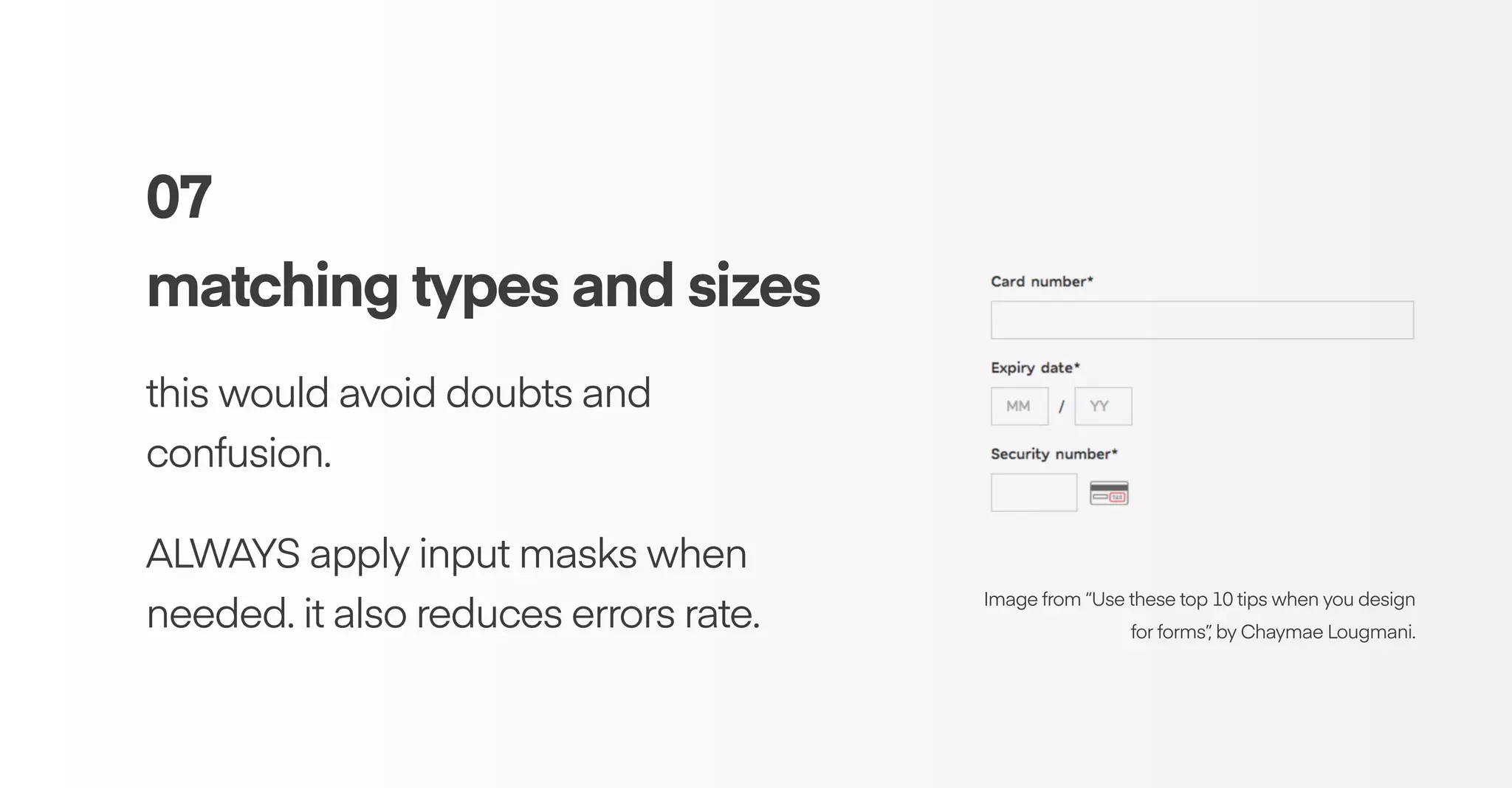 Form Design: Best practices | PPT