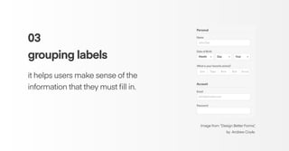 Form Design: Best practices | PPT