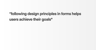 Form Design: Best practices | PPT