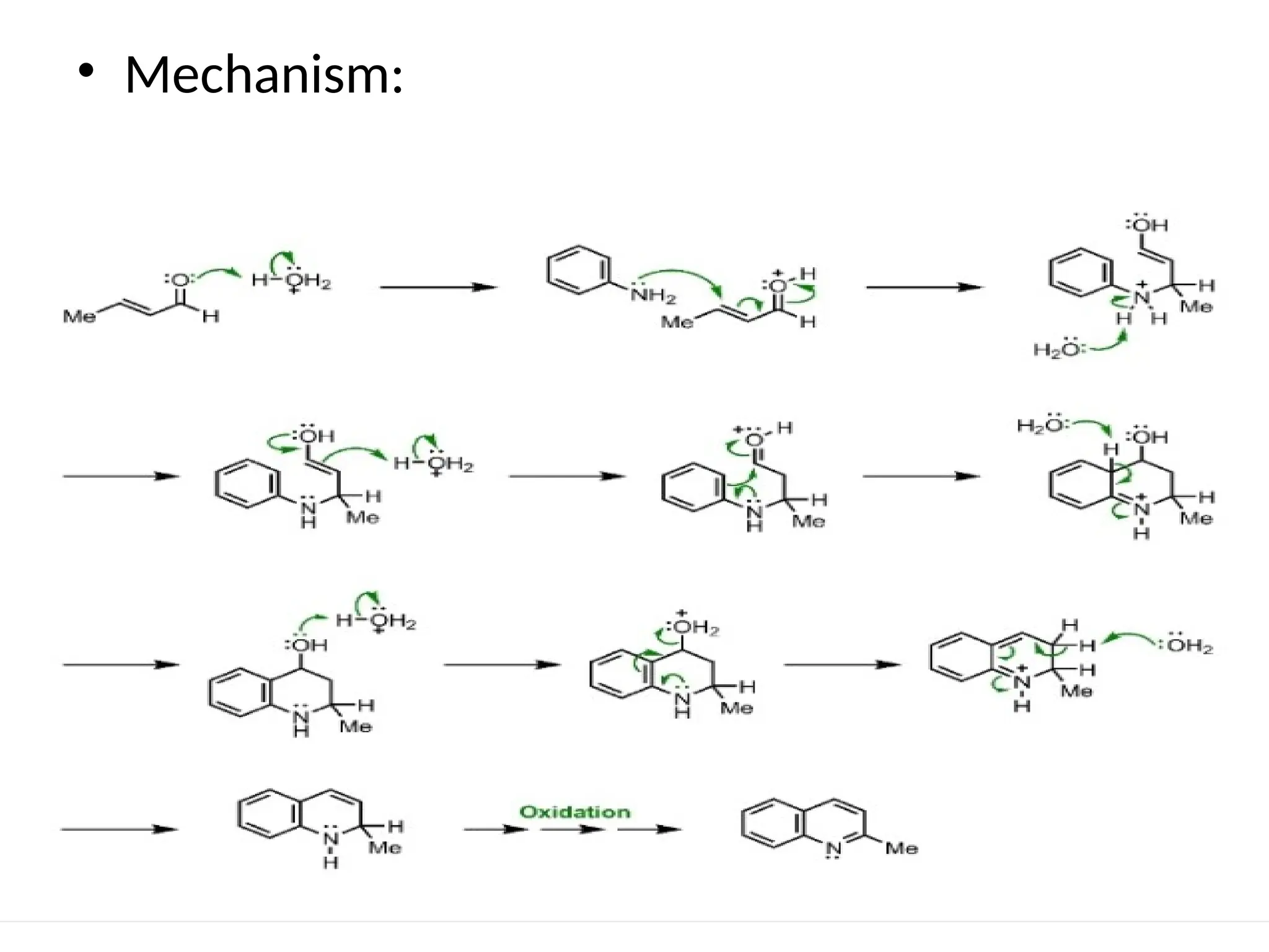 Advance organic chemistry 1 ; Doebner Miller reaction | PPTX