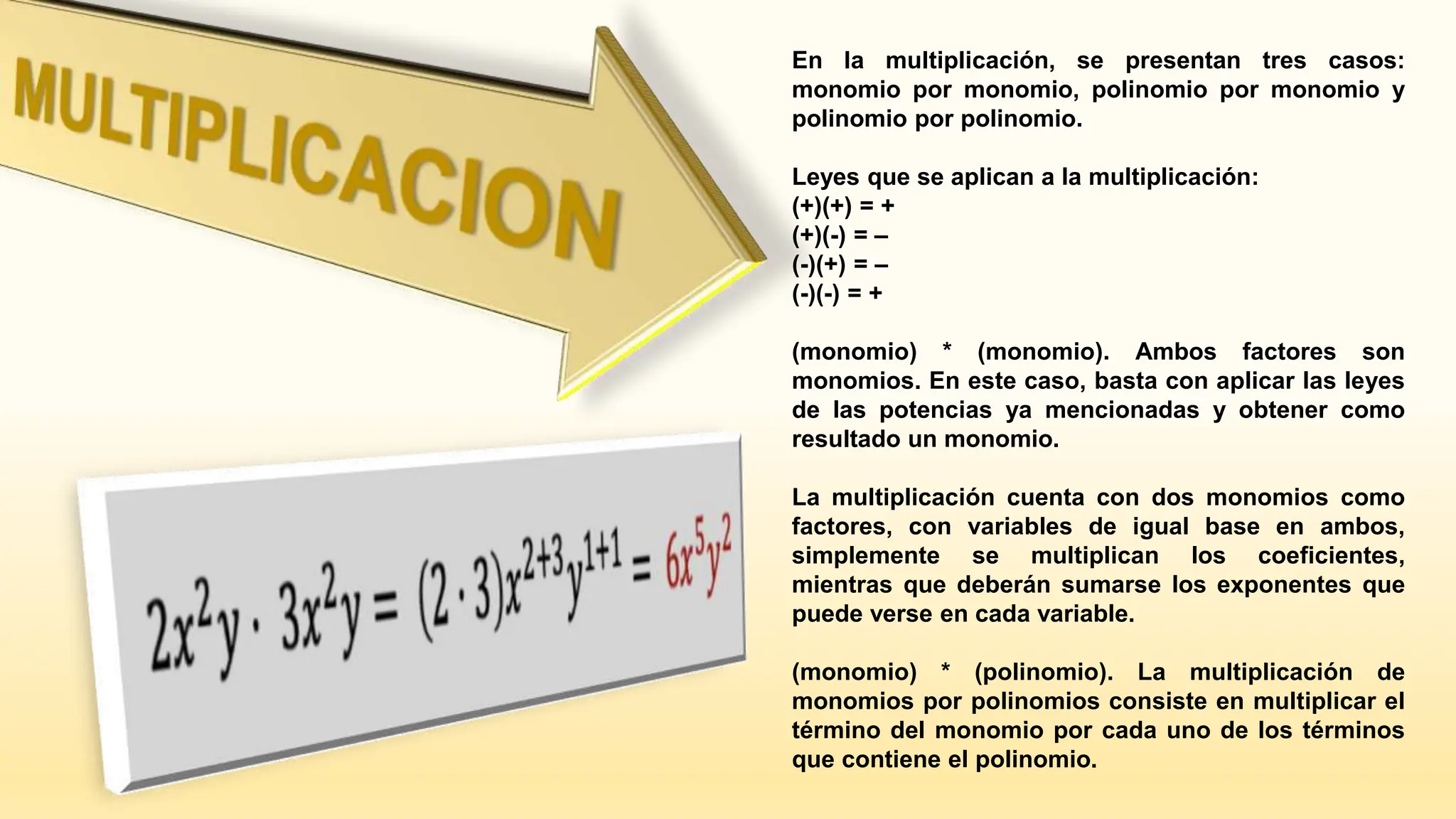 OPERACIONES ALGEBRAICAS, SUMAS, RESTAS, MULTIPLICACION Y DIVISION | PPTX | Educational ...