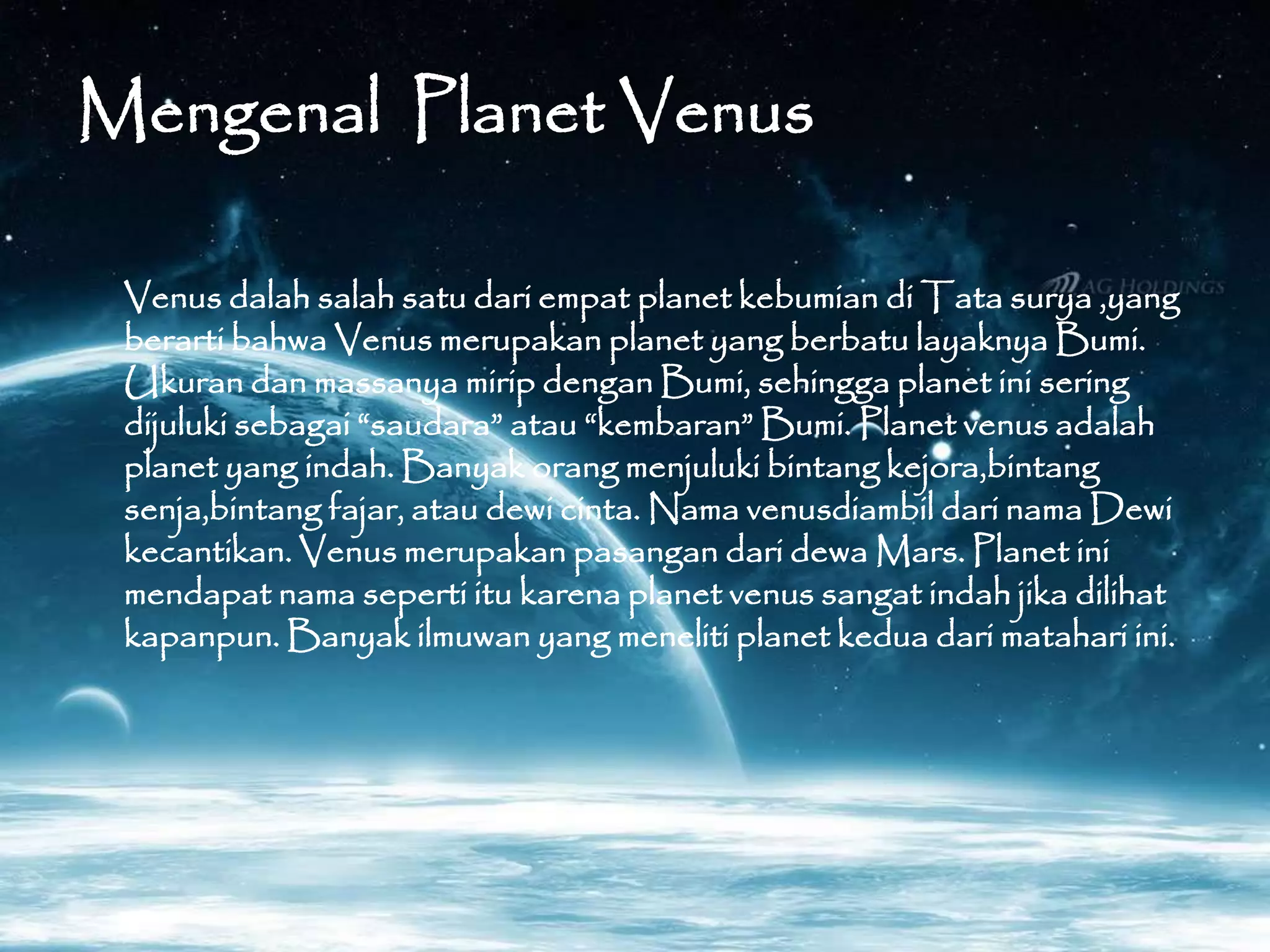 Power Point Astronomi " Planet-Planet dalam Tata Surya" | PPTX