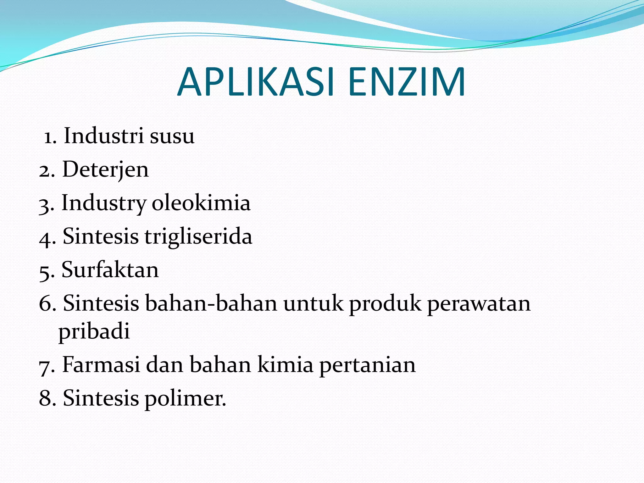 Presentase enzim lipase | PPTX