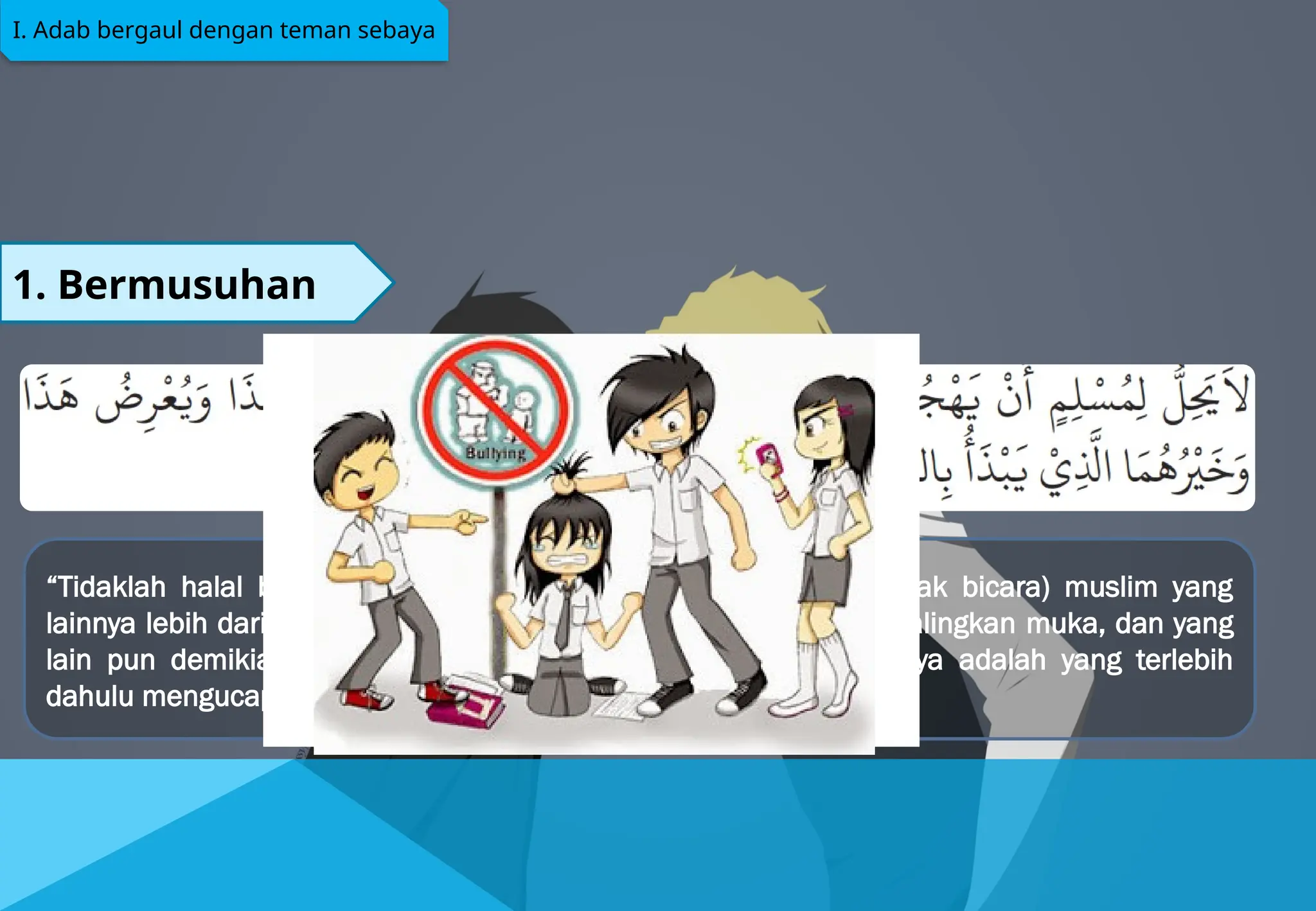 Materi Adab pergaulan dalam Islam kelas x | PPTX