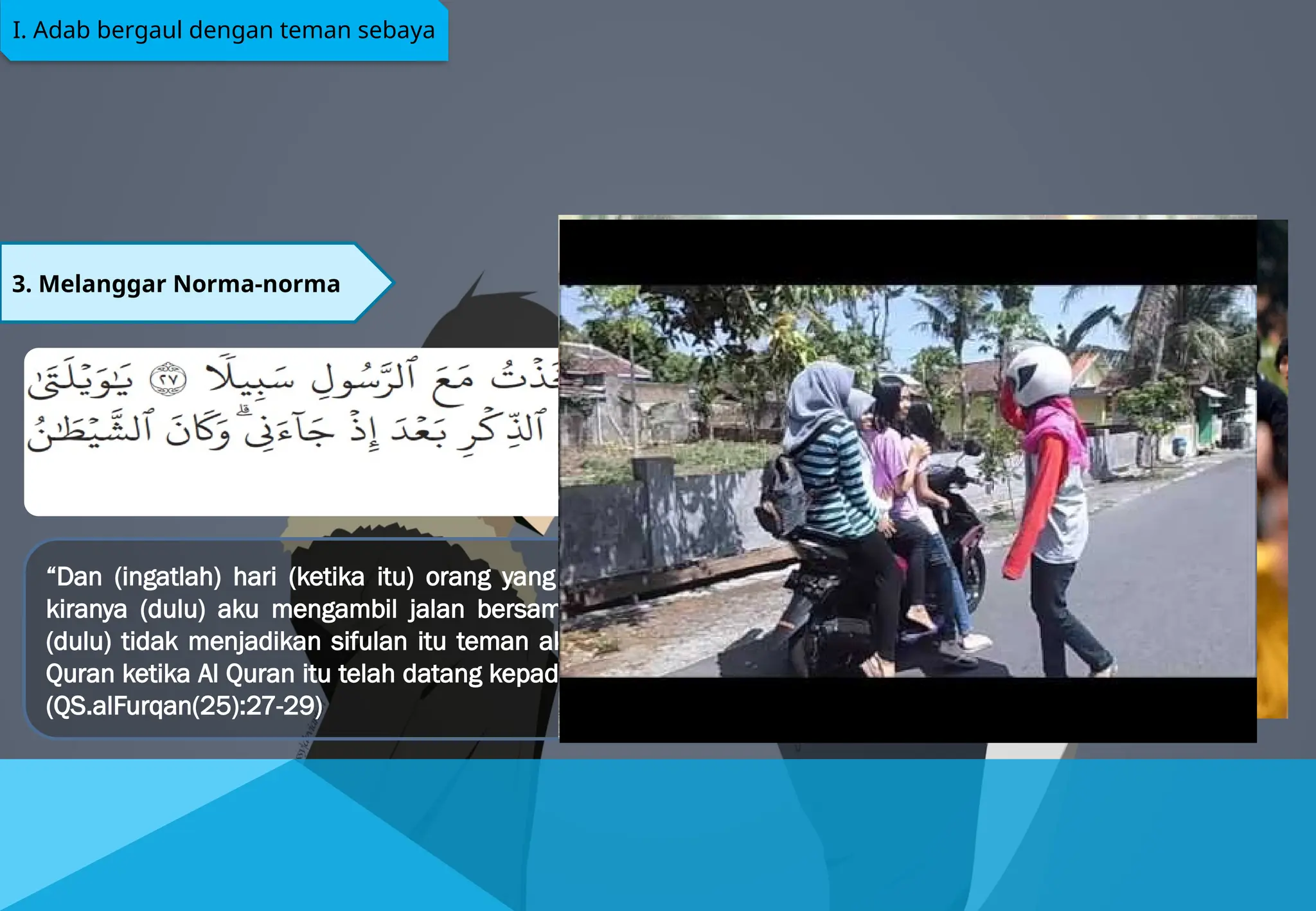 Materi Adab pergaulan dalam Islam kelas x | PPTX