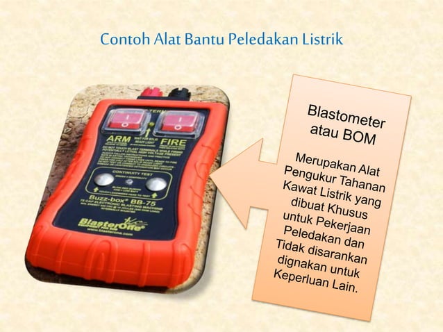 Primer, booster dan alat pemicu peledakan. OBEL MINE'13 UNIPA | PPTX