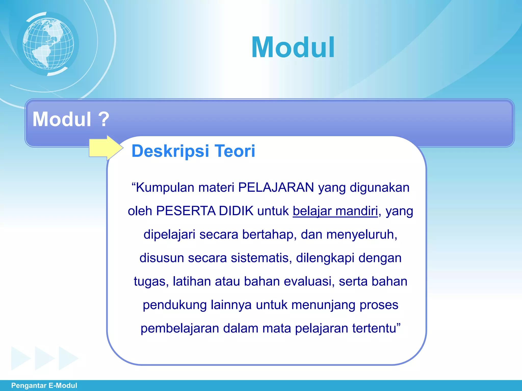 Presentase singkat Pembuatan E-Modul | PPTX