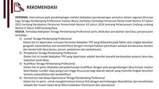 KEBIJAKAN TENAGA PENDAMPING PROFESIONAL | PDF