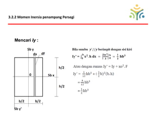Presentasi - 09 Analisis Kekuatan Statis Tertentu_dasar_momen inertia ...