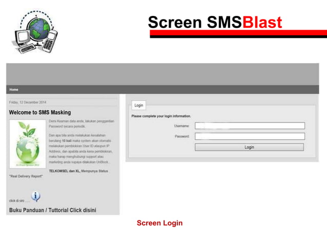 SMS Blast Untuk Notifikasi | PPTX