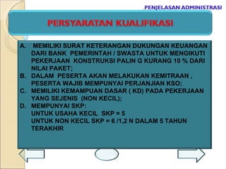 Penjelasan Pekerjaan (Aanwijzing) | PPT