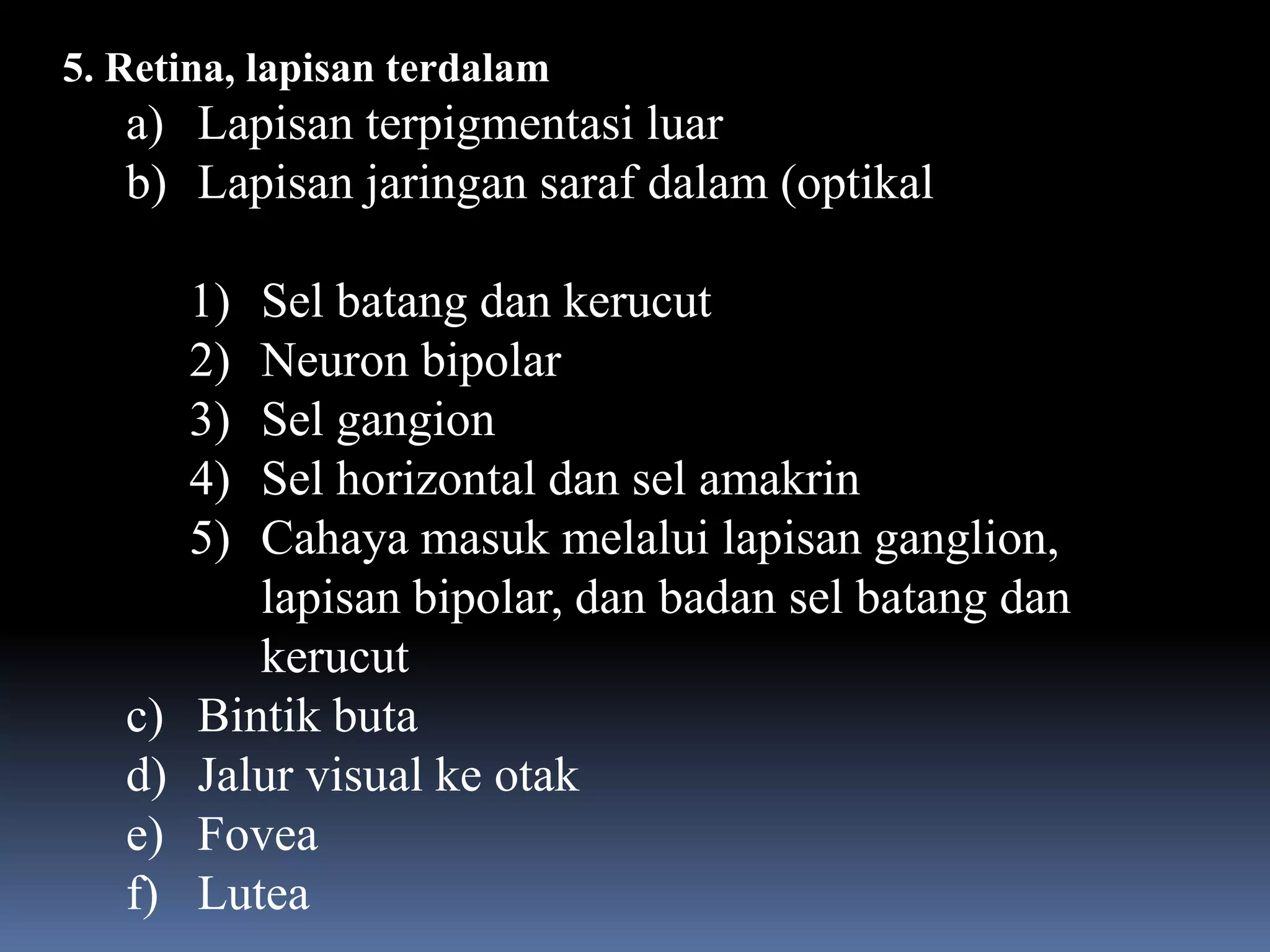 Anatomi Sistem Sensorik | PPTX