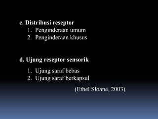 Anatomi Sistem Sensorik | PPTX