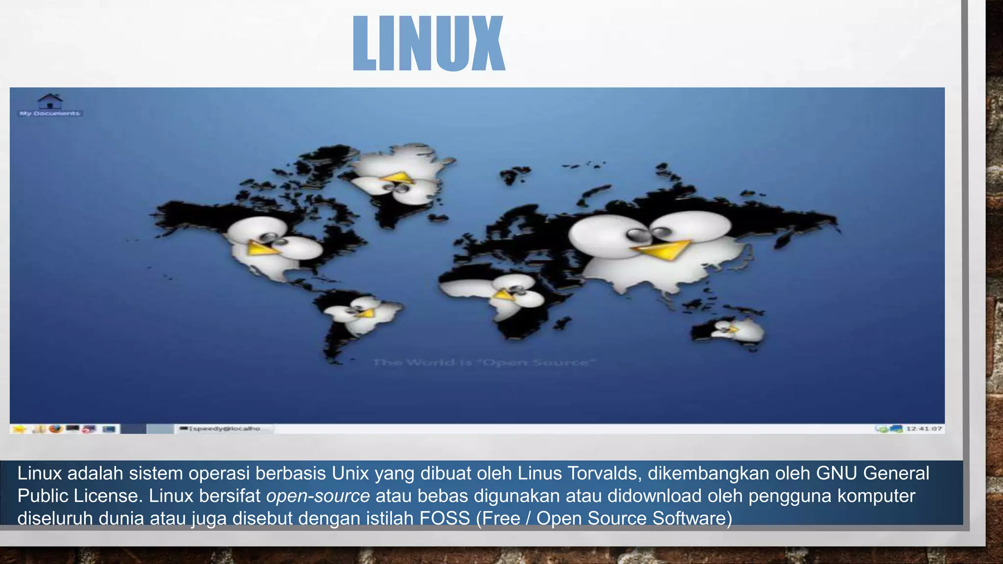 Tugas Presentasi Sistem operasi II linux vs windows | PPTX
