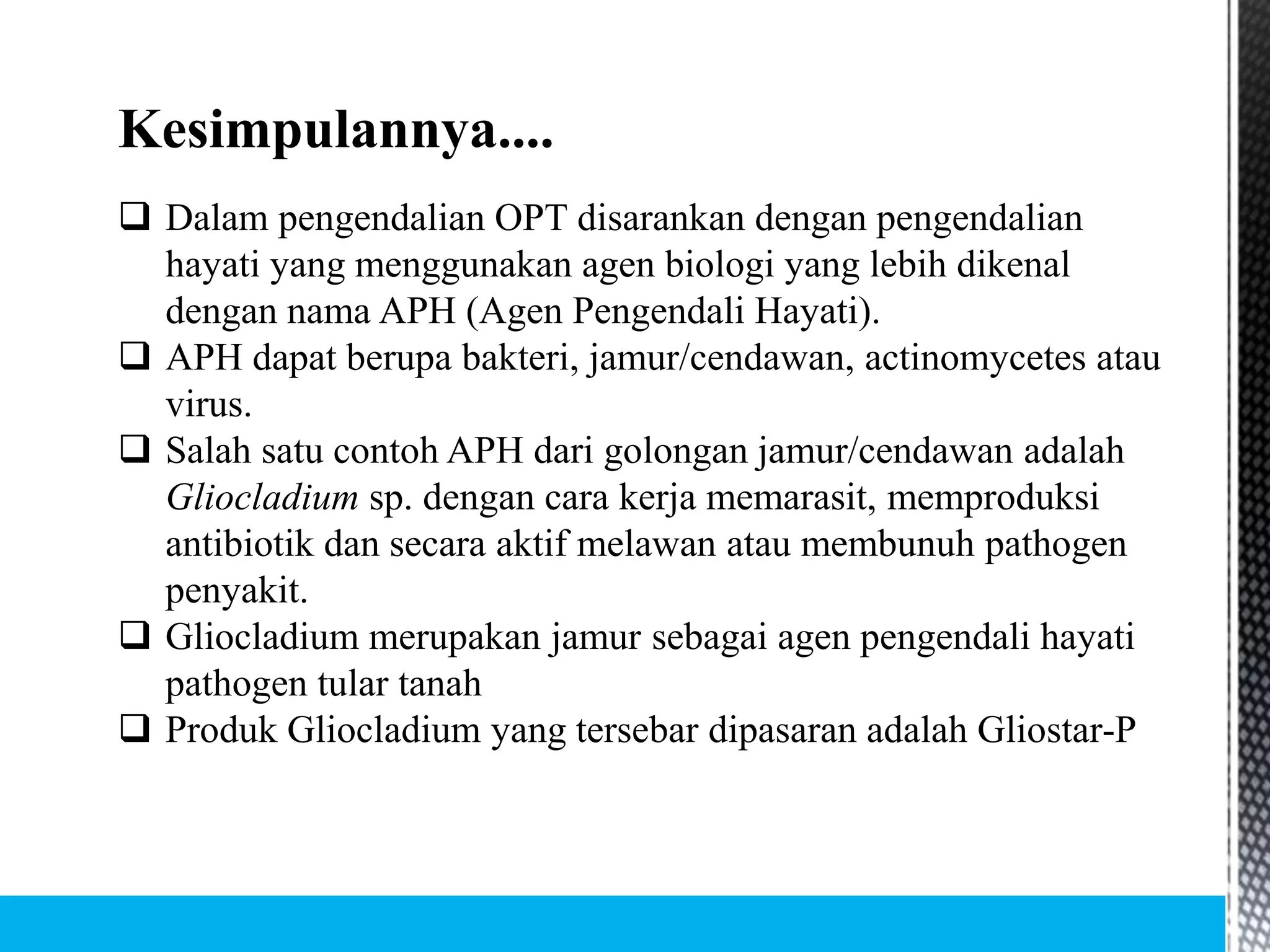 Cendawan Gliocladium sp. | PPTX