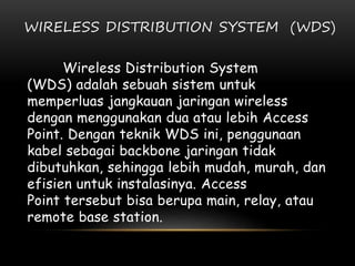 AP Repeater dan AP WDS | PPT