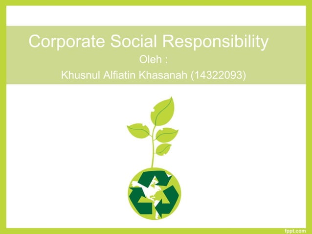 Presentasi CSR | PPT