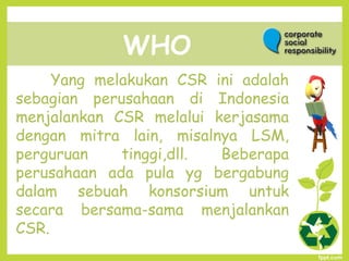 Presentasi CSR | PPT
