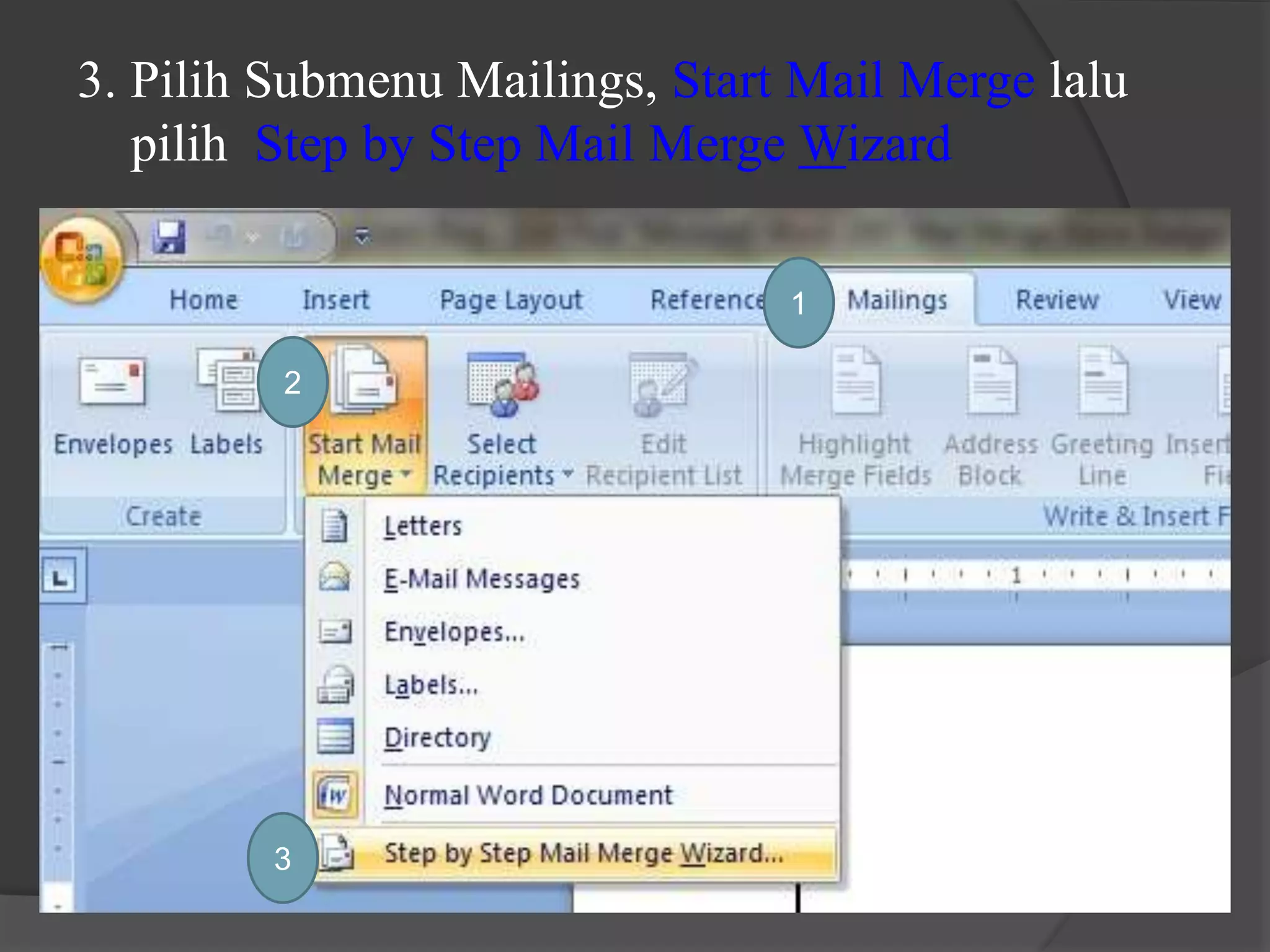 Langkah - Langkah Membuat Mail Merge | PPTX