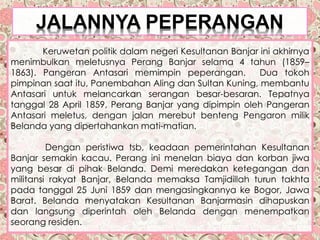 Perang Banjar-Perlawanan Rakyat Palembang | PPTX