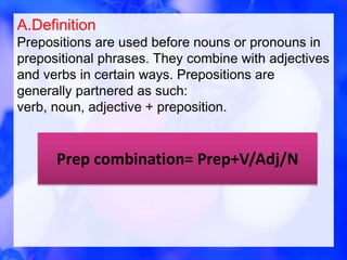preposition combination | PPT