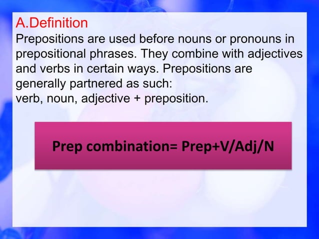 preposition combination | PPT