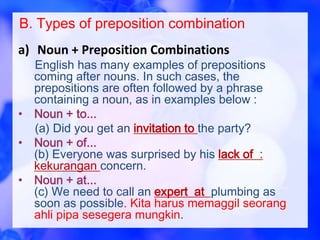 preposition combination | PPT