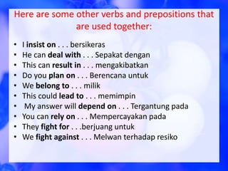 preposition combination | PPT