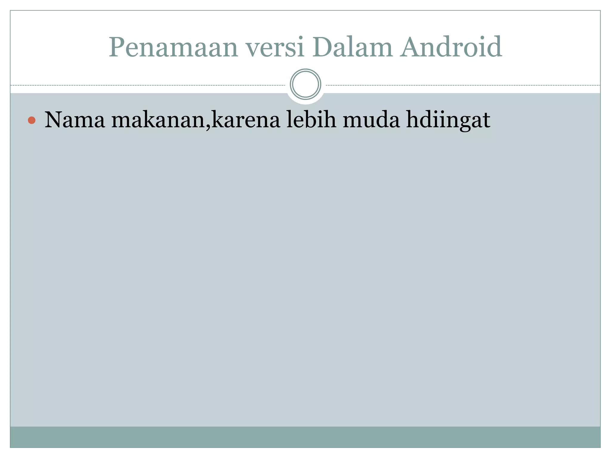 Sistem Operasi Android | PPTX