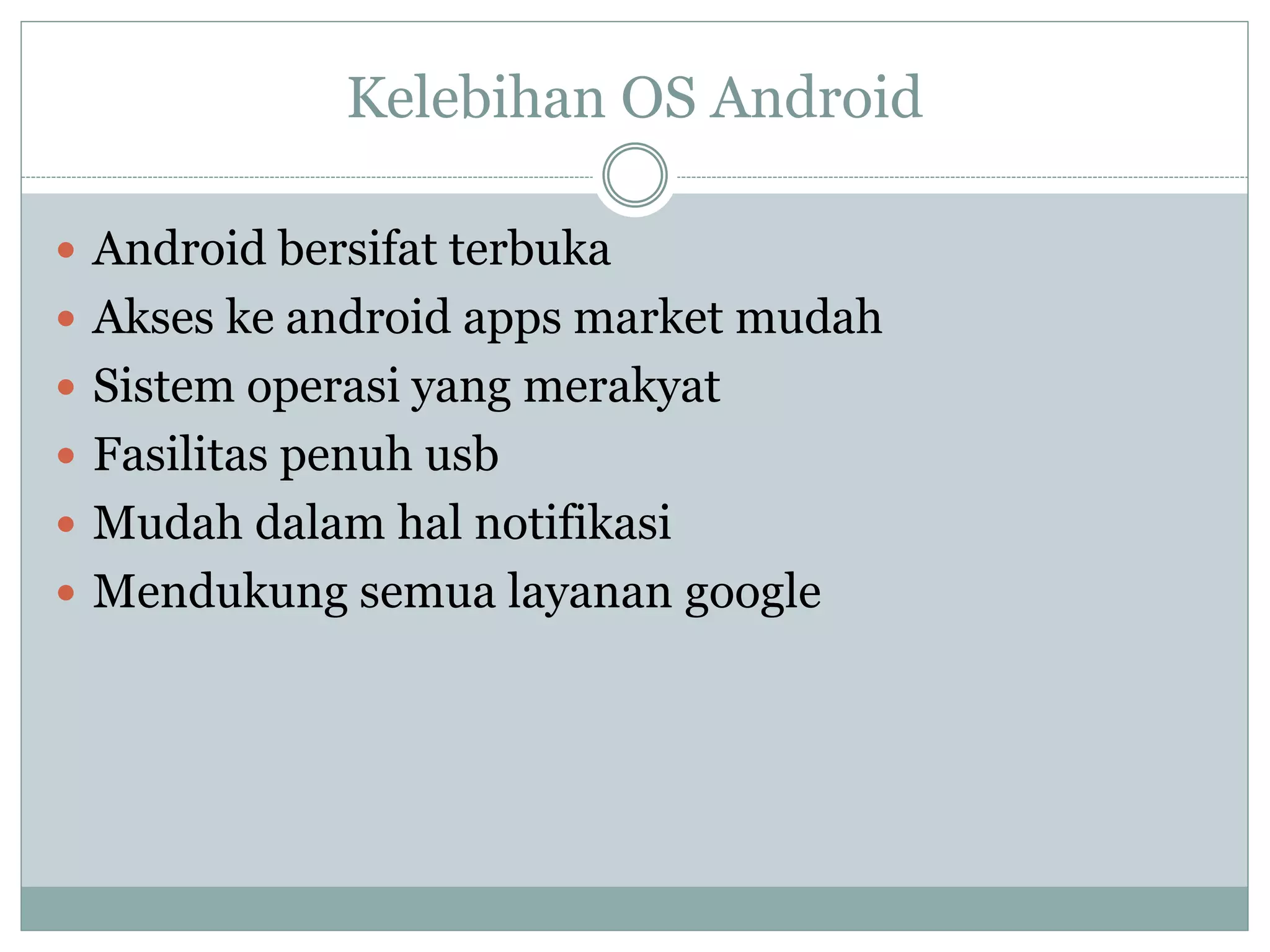 Sistem Operasi Android | PPTX